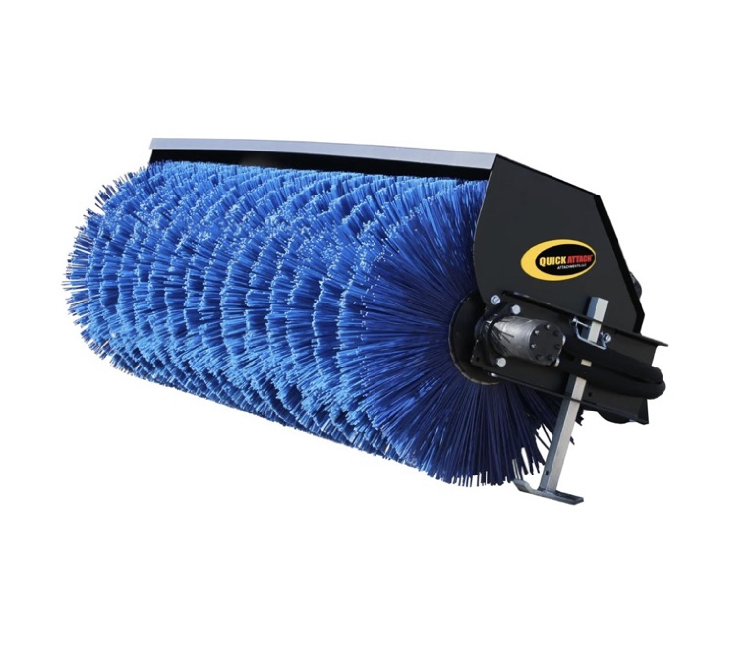 Hydraulic Angle Broom for Stand on Skid Steer - Eagle Rental